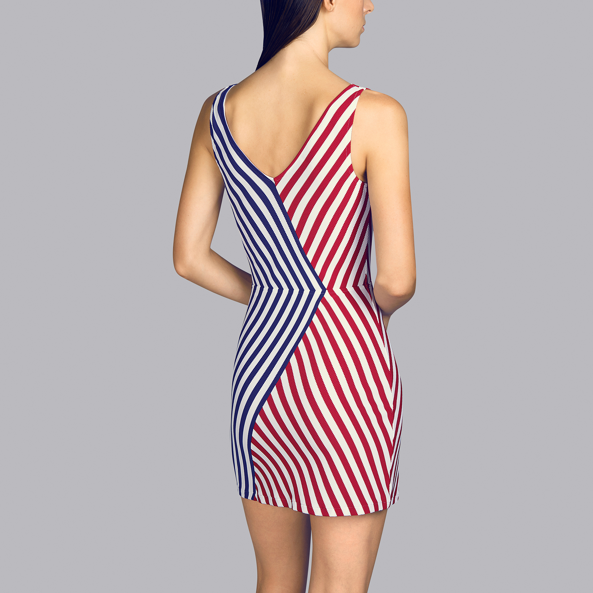 Andres Sarda Swimwear NAIF rood badmode stretch jurkje | Fraai