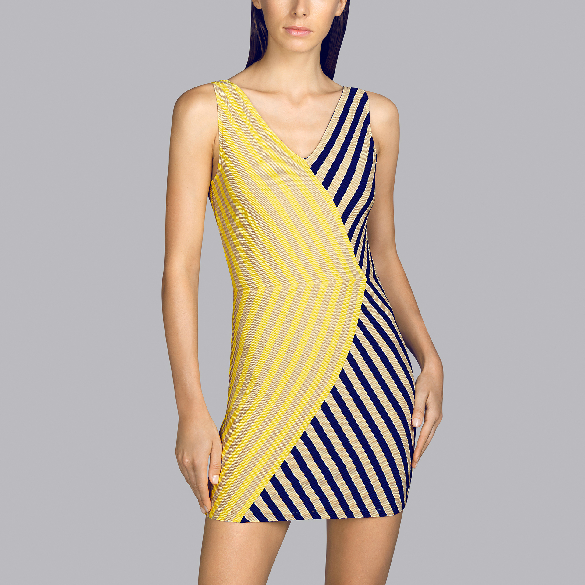 Andres Sarda Swimwear NAIF suède badmode stretch jurkje | Fraai